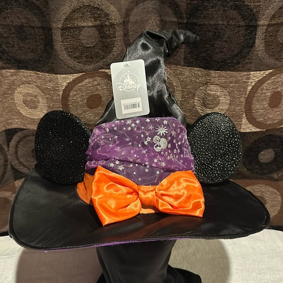 Disney | Costumes | Authentic Disney Merchandiseminnie Mouse Halloween Witch Hat W Ears | Poshmark